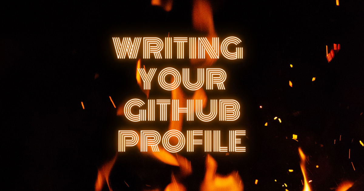 Writing your GitHub Profile · Kera Cudmore